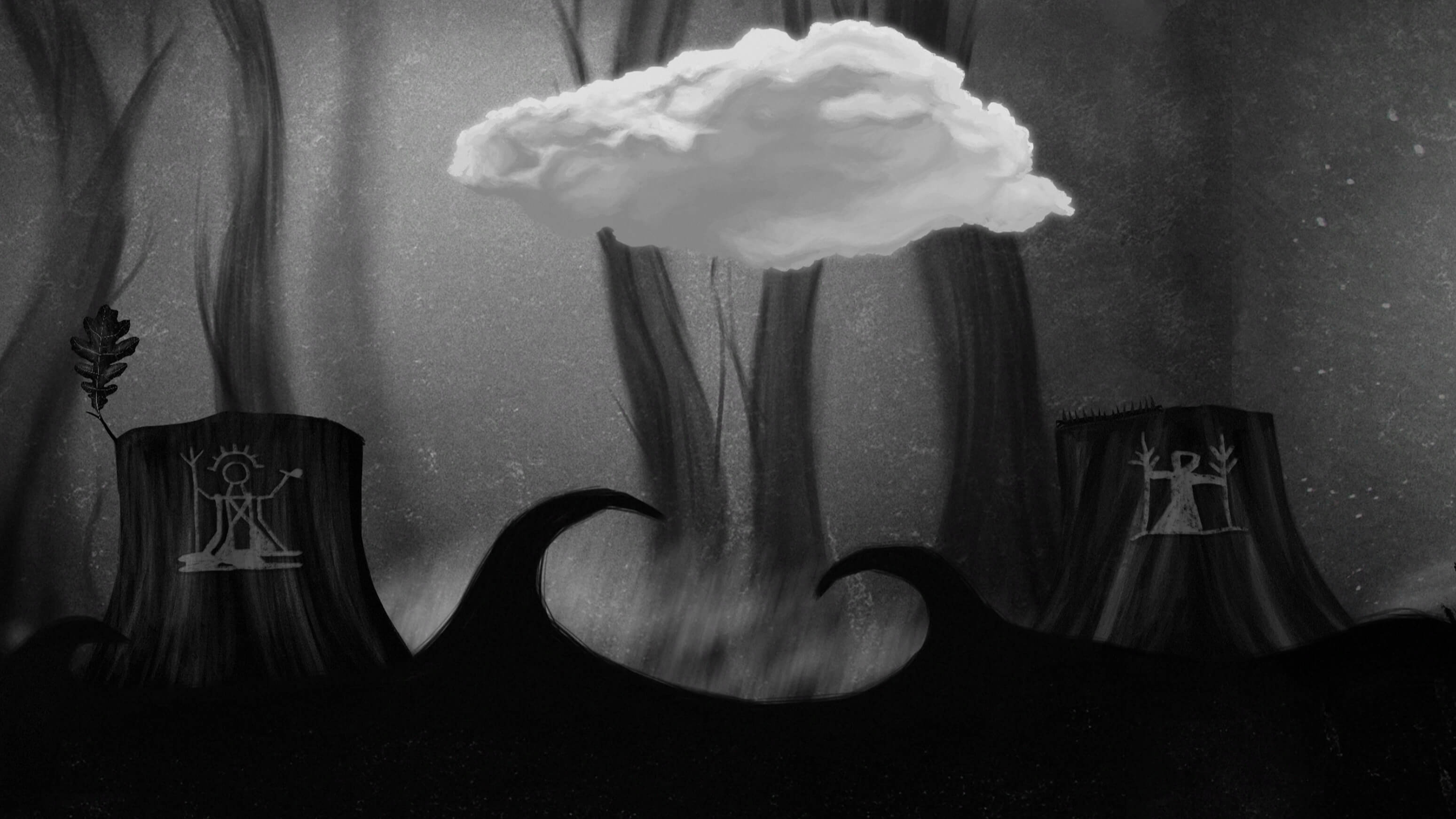 2D Black & White Game Pack - Environments by eldamarstudio