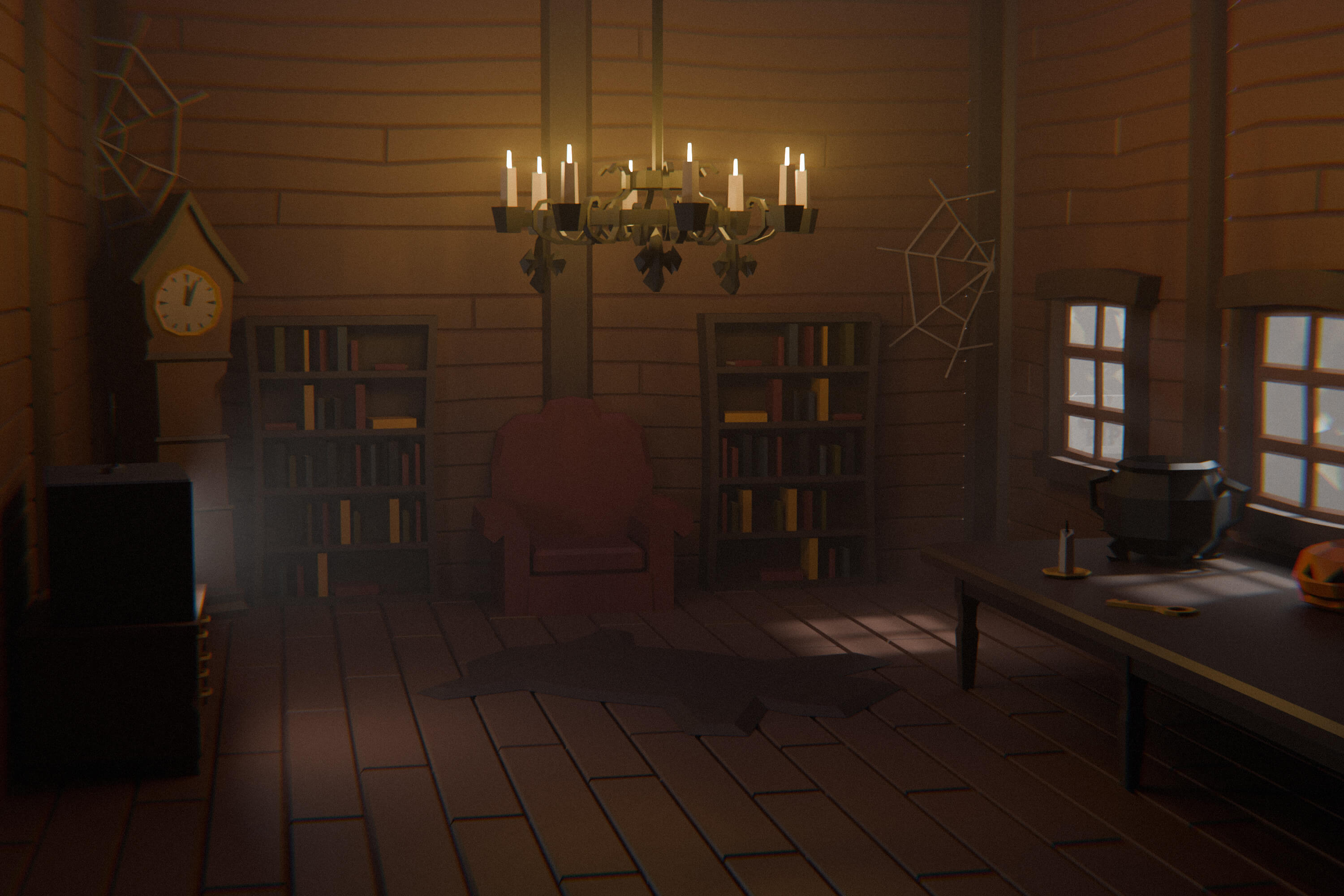 Horror Low Poly Pack - 3D Model by eldamarstudio