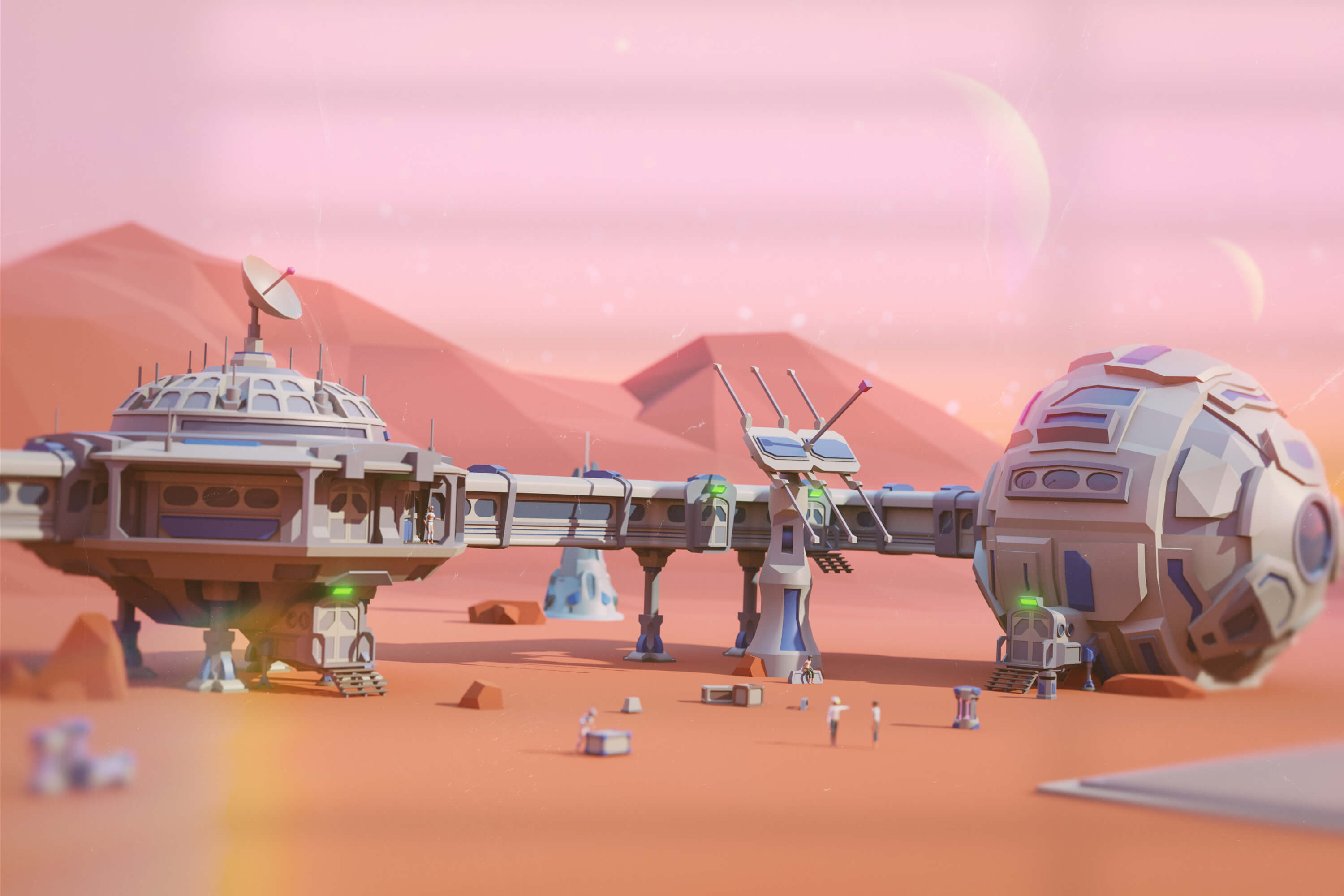 Low Poly Sci-Fi Pack 3D Model by eldamarstudio