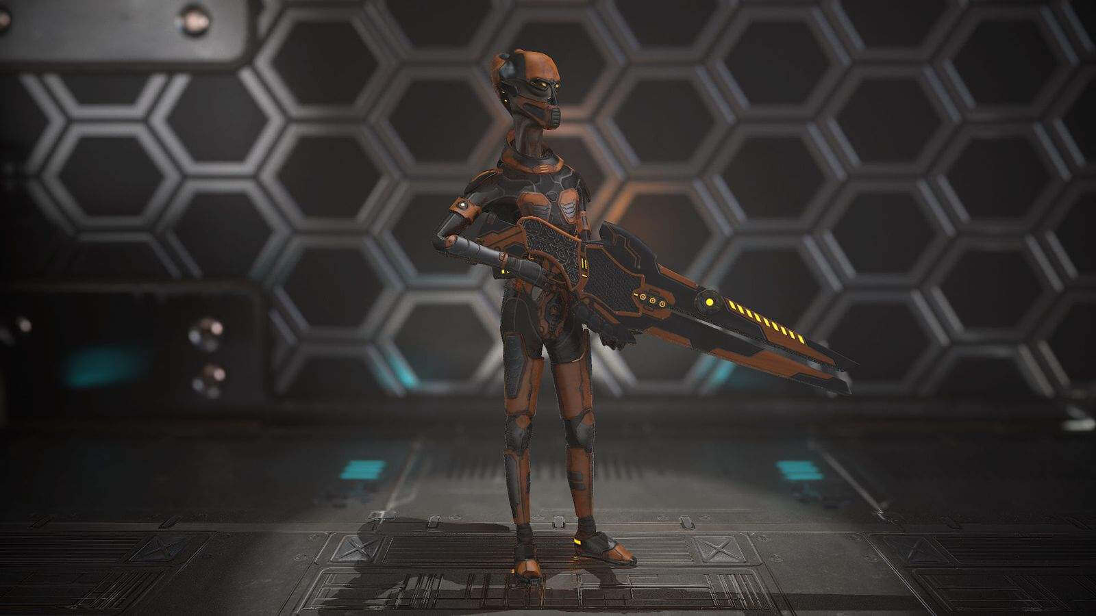 Customizable Alien Soldier - 3D Model by eldanu