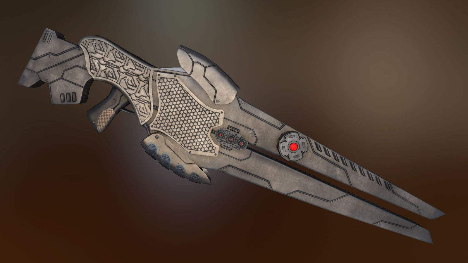 Customizable Alien Soldier - 3D Model by eldanu