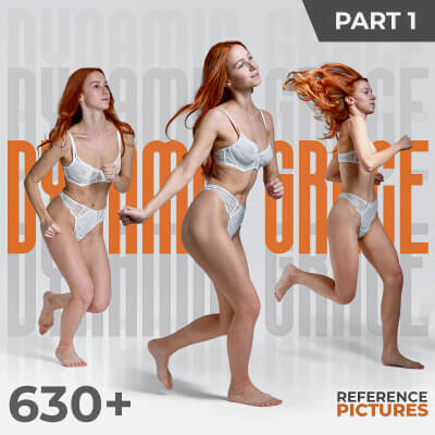 630+ Dynamic Grace: Female Poses - Reference Photo Set by Electra Studio