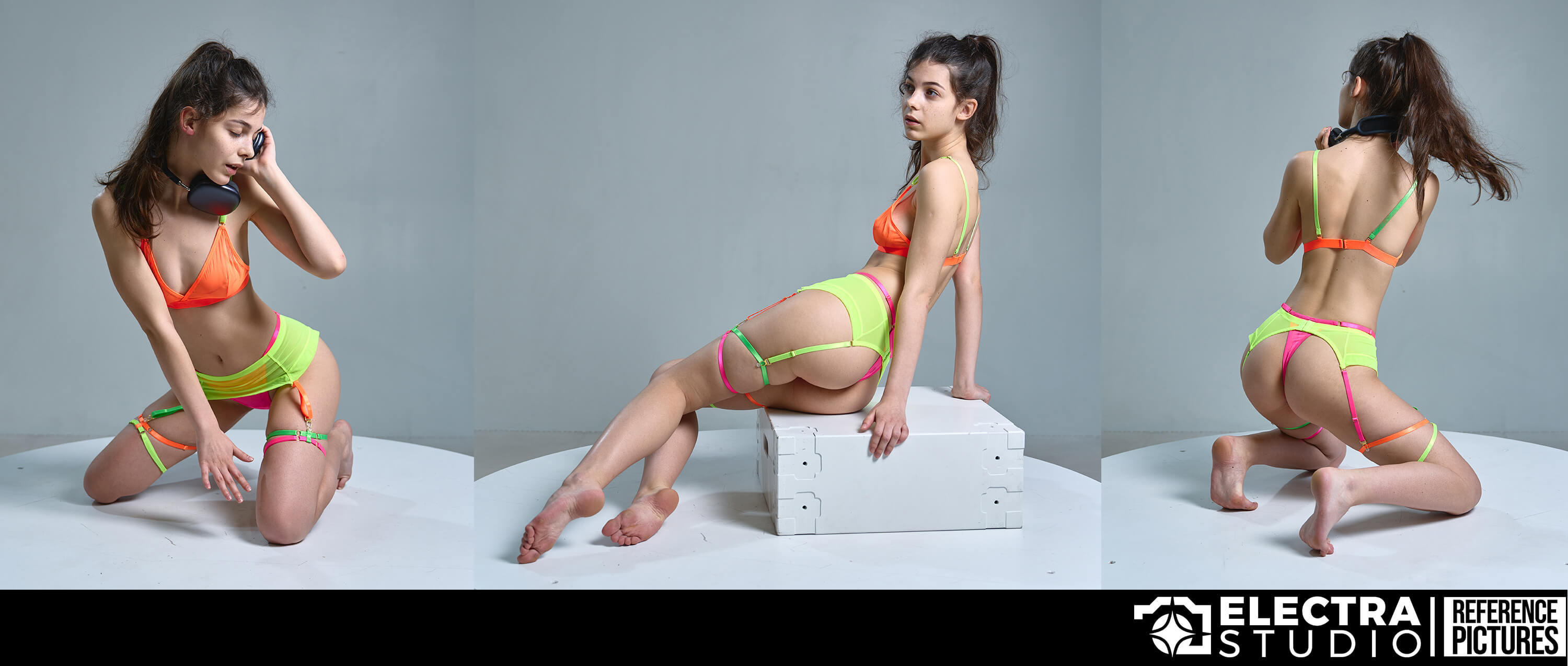 930 Playful Active Female Poses - Reference Photo Set by Electra Studio