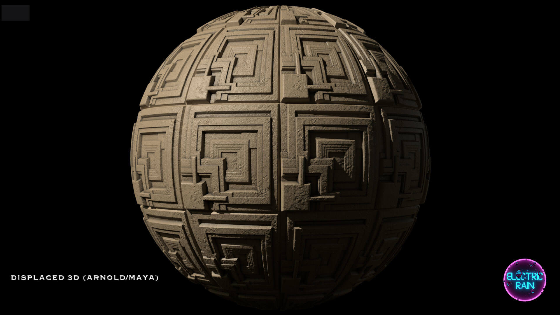 Replicant Tile - Blade Runner / Ennis House / Lloyd Wright 3D Material ...