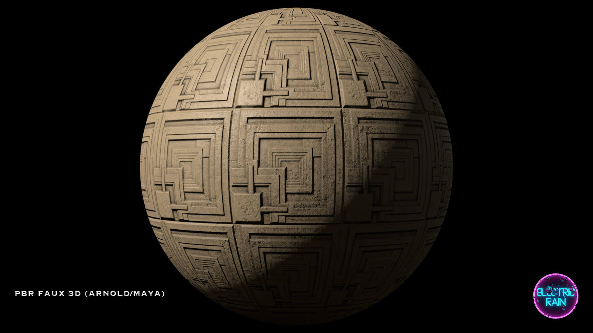 Replicant Tile - Blade Runner / Ennis House / Lloyd Wright 3D Material ...