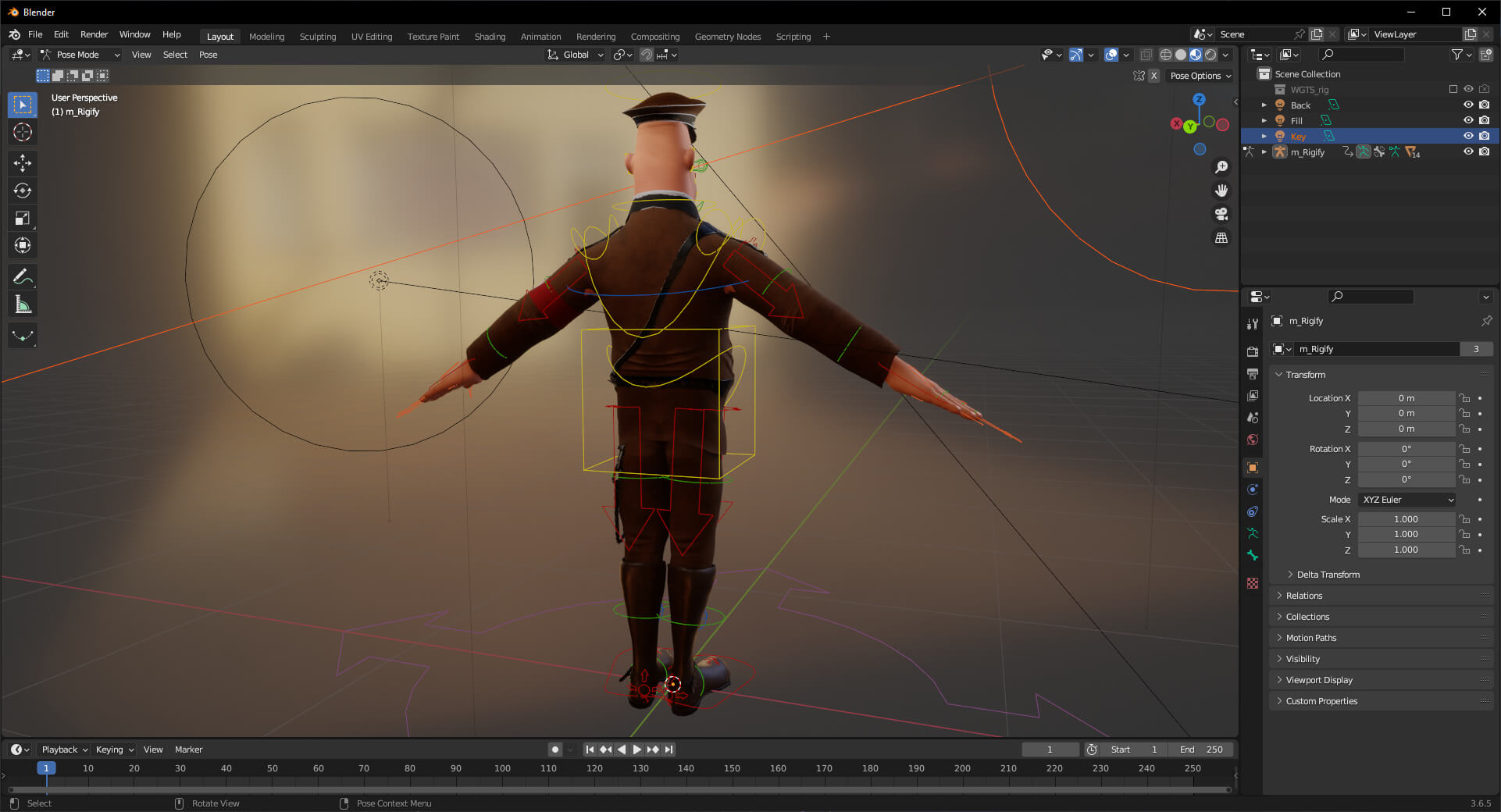 Adolf Hitler Cartoon Character - 3D Model by Elegant Mesh 3D