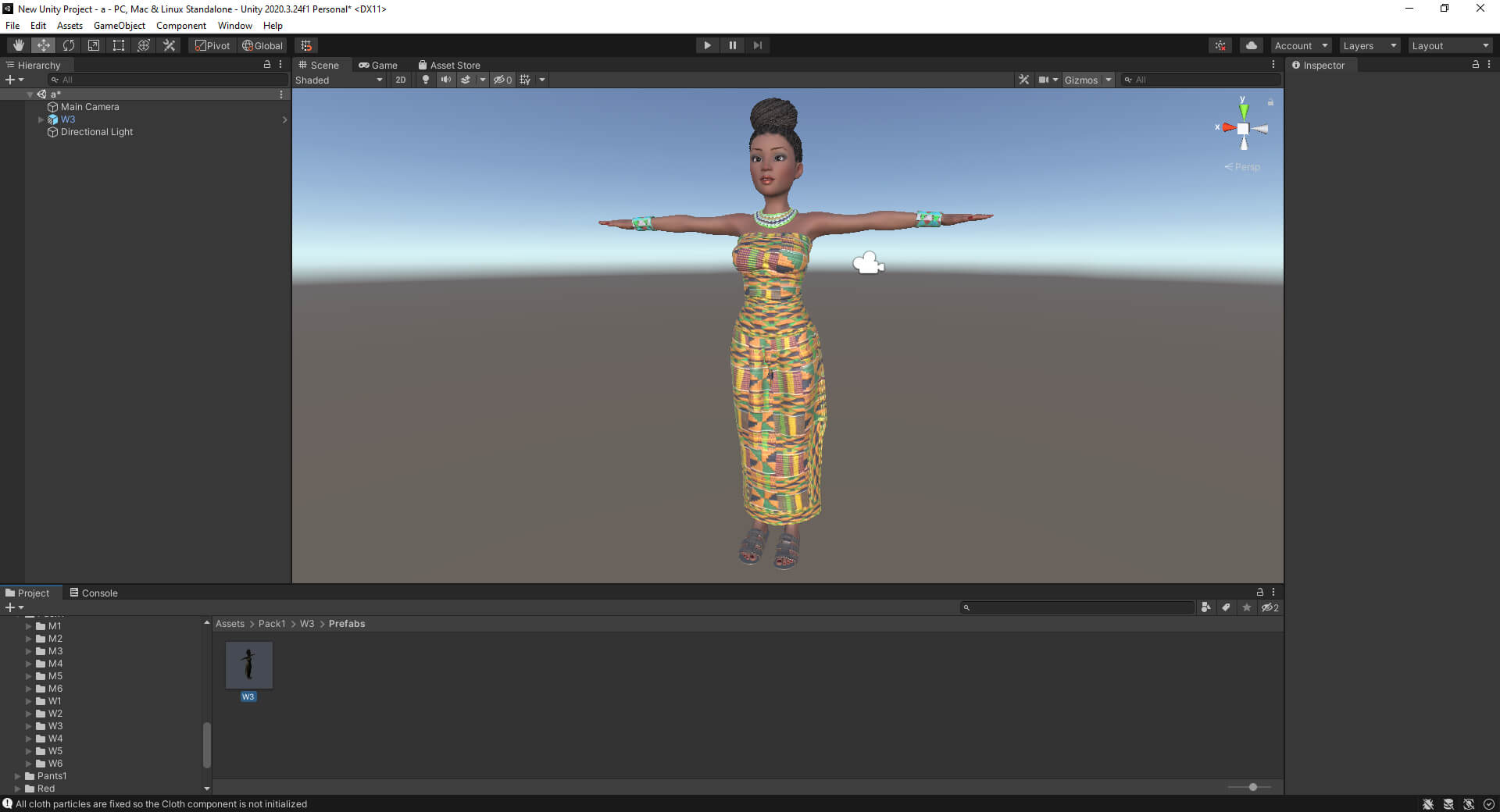 Cute African Woman Character - 3D Model by Elegant Mesh 3D