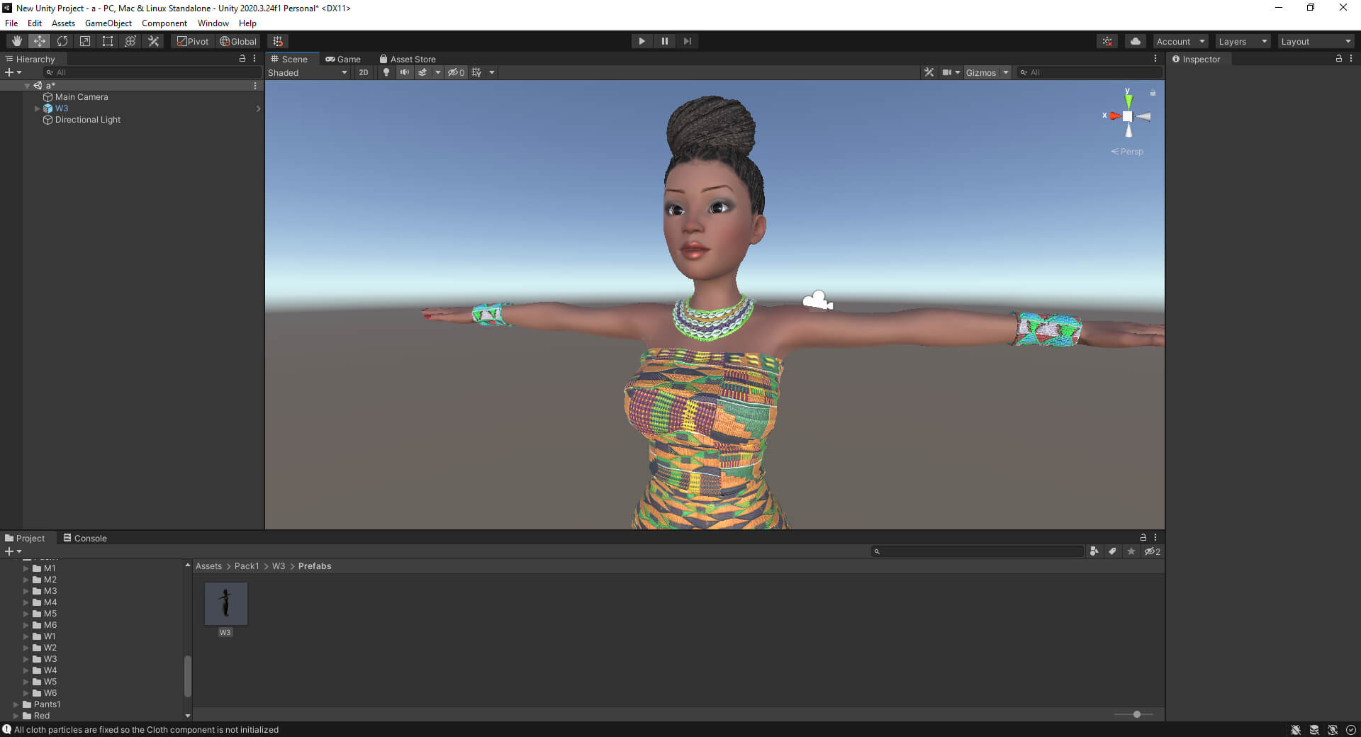 African Elegance Afro Cute Woman - 3D Model by Elegant Mesh 3D