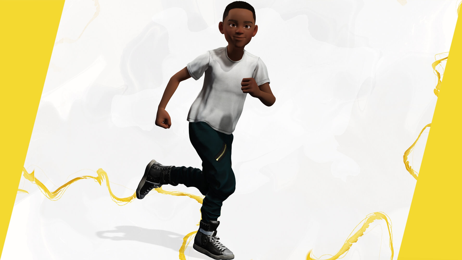 Cartoon Afro Boy - 3D Model by Elegant Mesh 3D