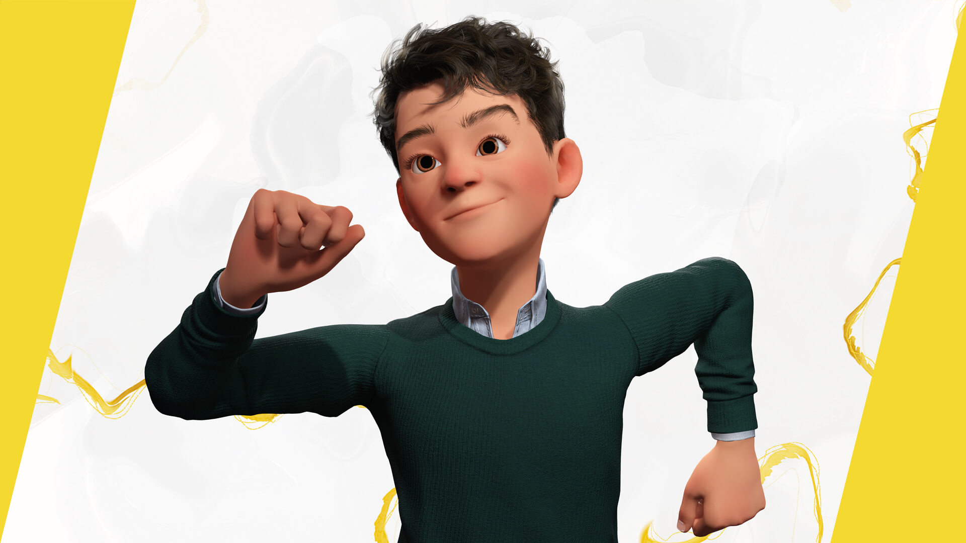 Boyfriend Cartoon Man - 3D Model by Elegant Mesh 3D