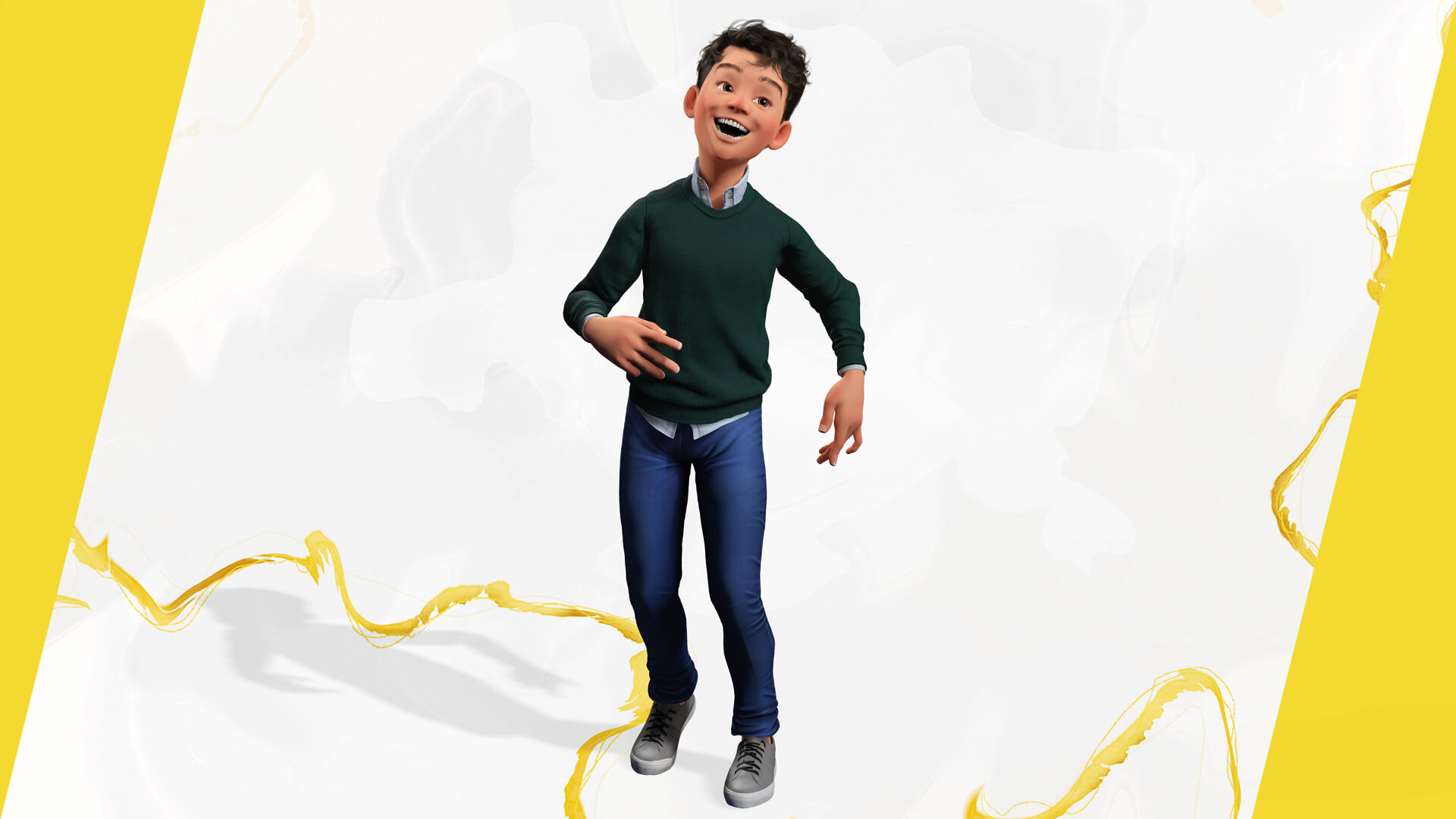Boyfriend Cartoon Man - 3D Model by Elegant Mesh 3D
