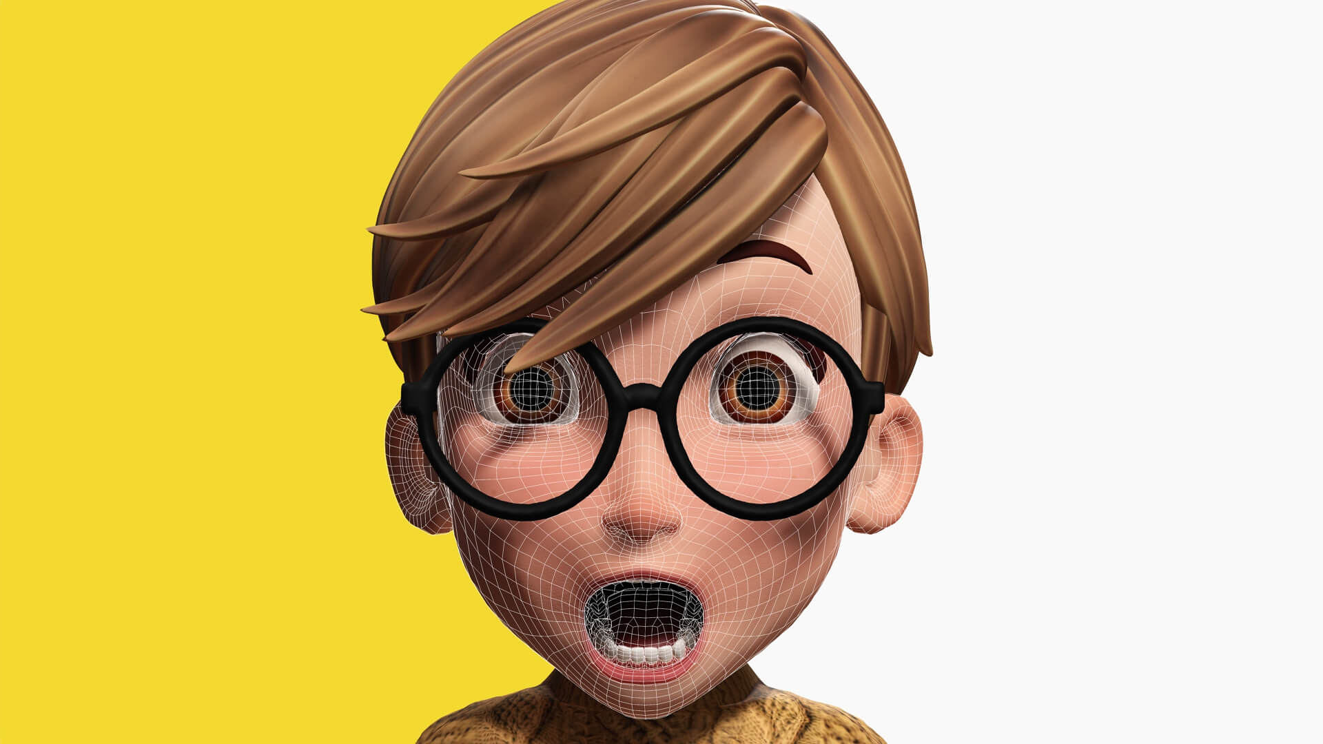 Cartoon Man Character - 3D Model by Elegant Mesh 3D