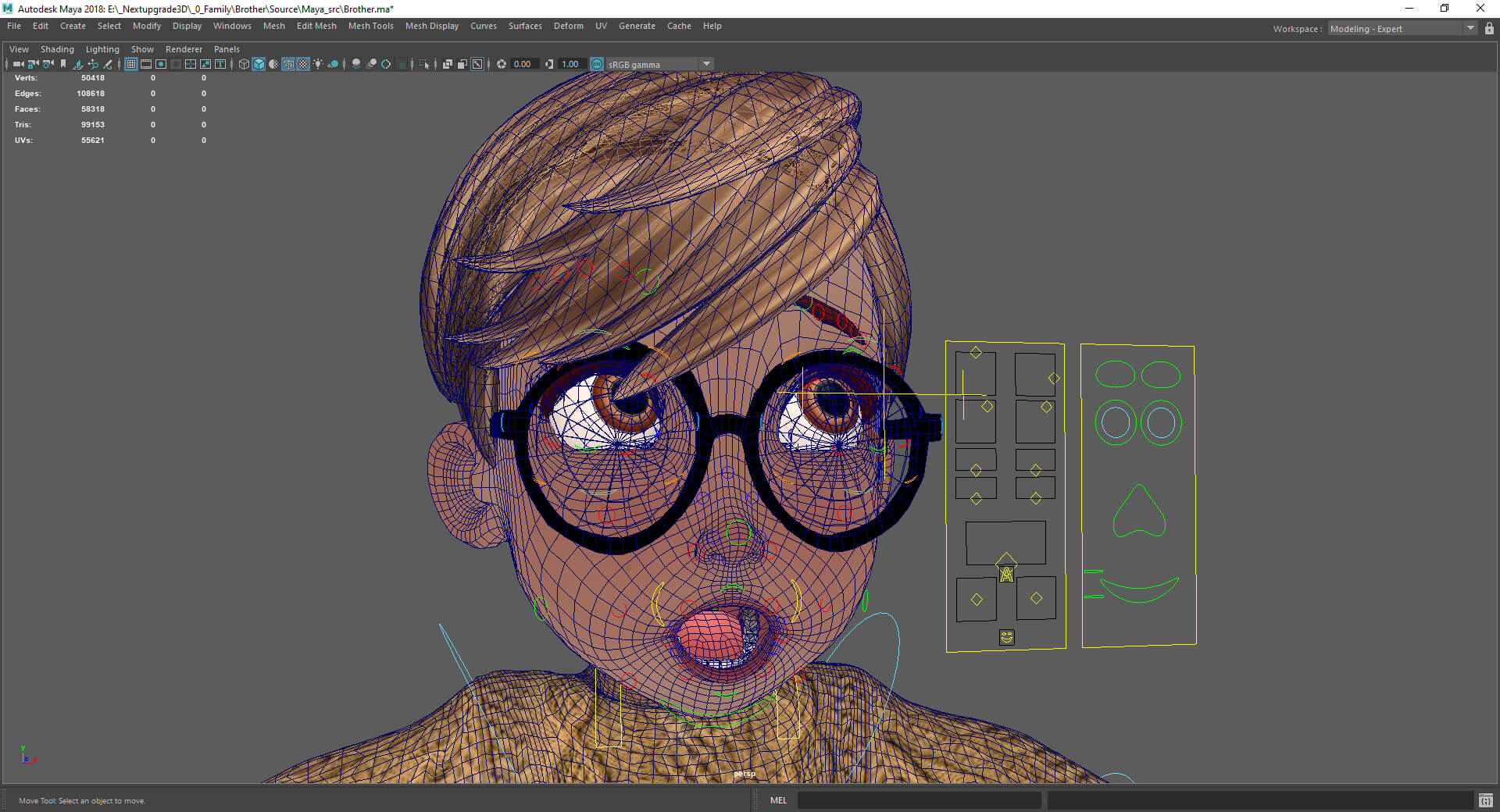 Cartoon Man Character - 3D Model by Elegant Mesh 3D