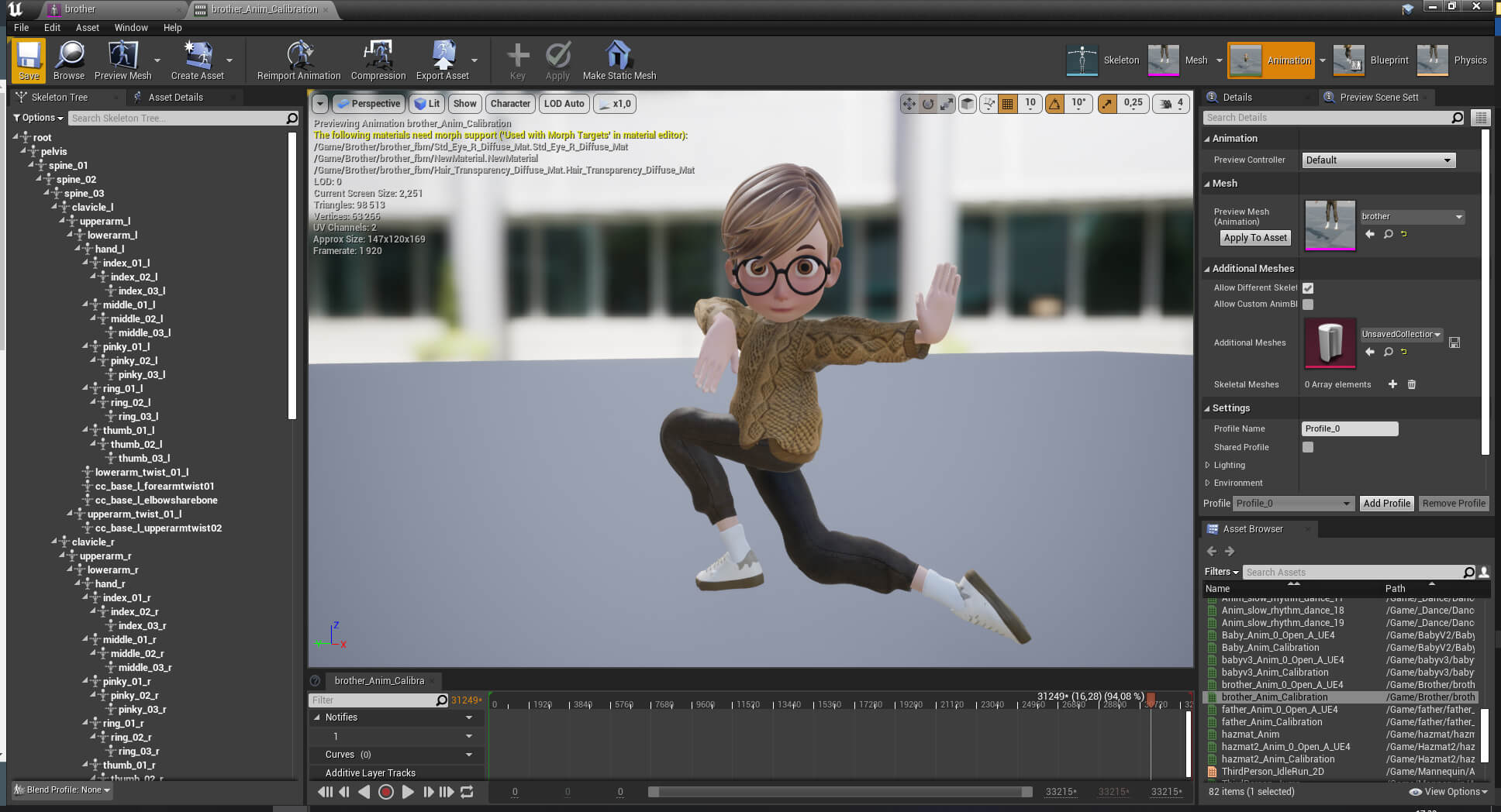 Brother Cartoon Man Rigged 3D Model Real Time Male by Elegant Mesh 3D