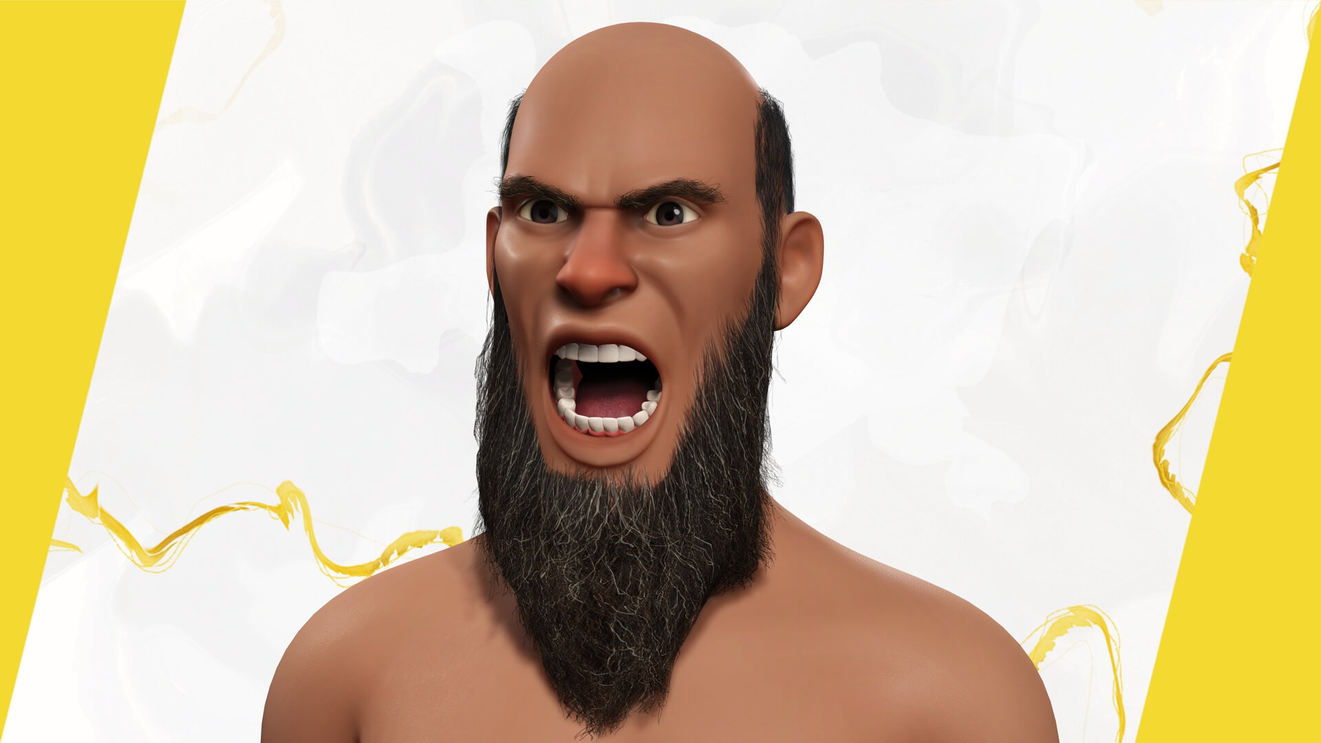 Cartoon IMAM Muslim Spiritual Leader - 3D Model by Elegant Mesh 3D