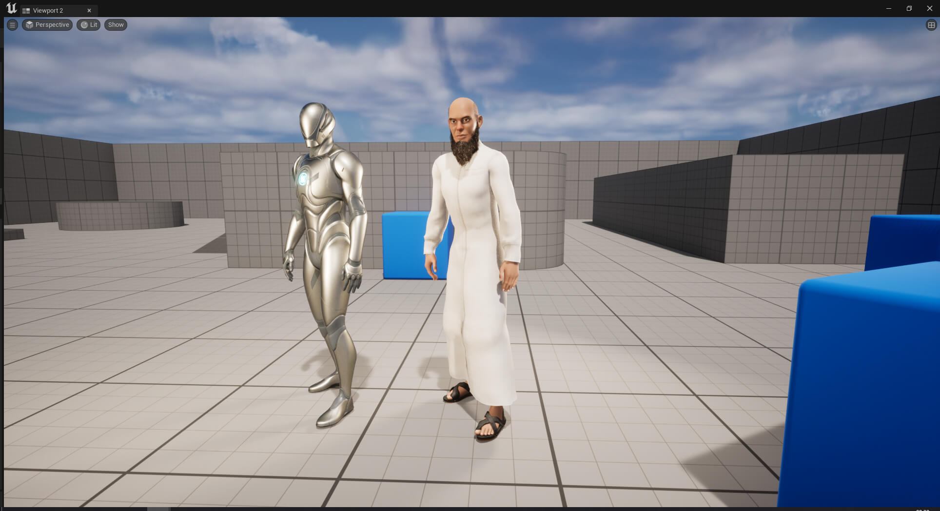 Cartoon IMAM Muslim Spiritual Leader - 3D Model by Elegant Mesh 3D