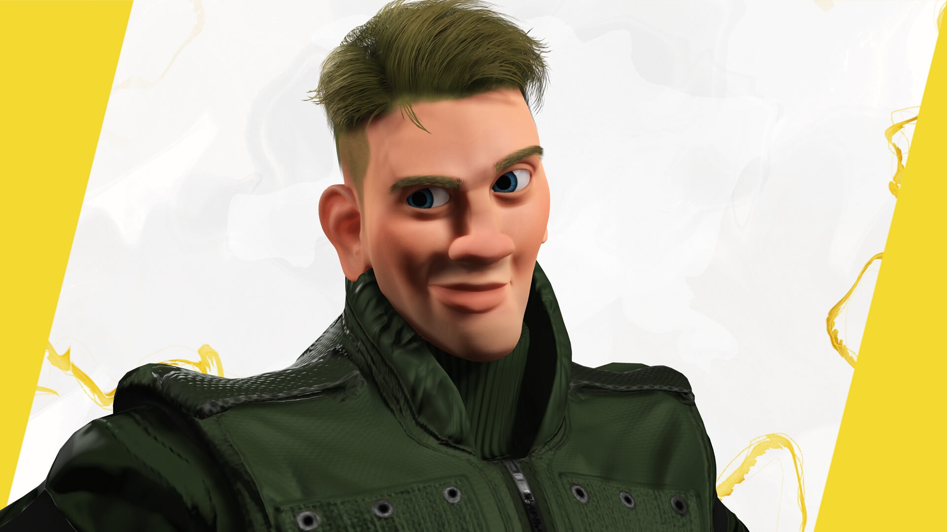 Character in Military Uniform Artistic Realism - 3D Model by Elegant ...