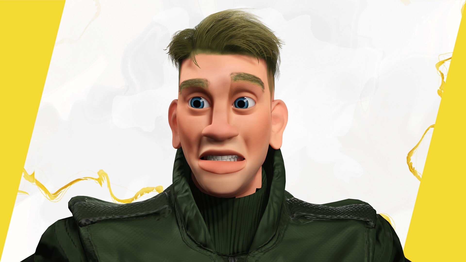 Character in Military Uniform Artistic Realism - 3D Model by Elegant ...