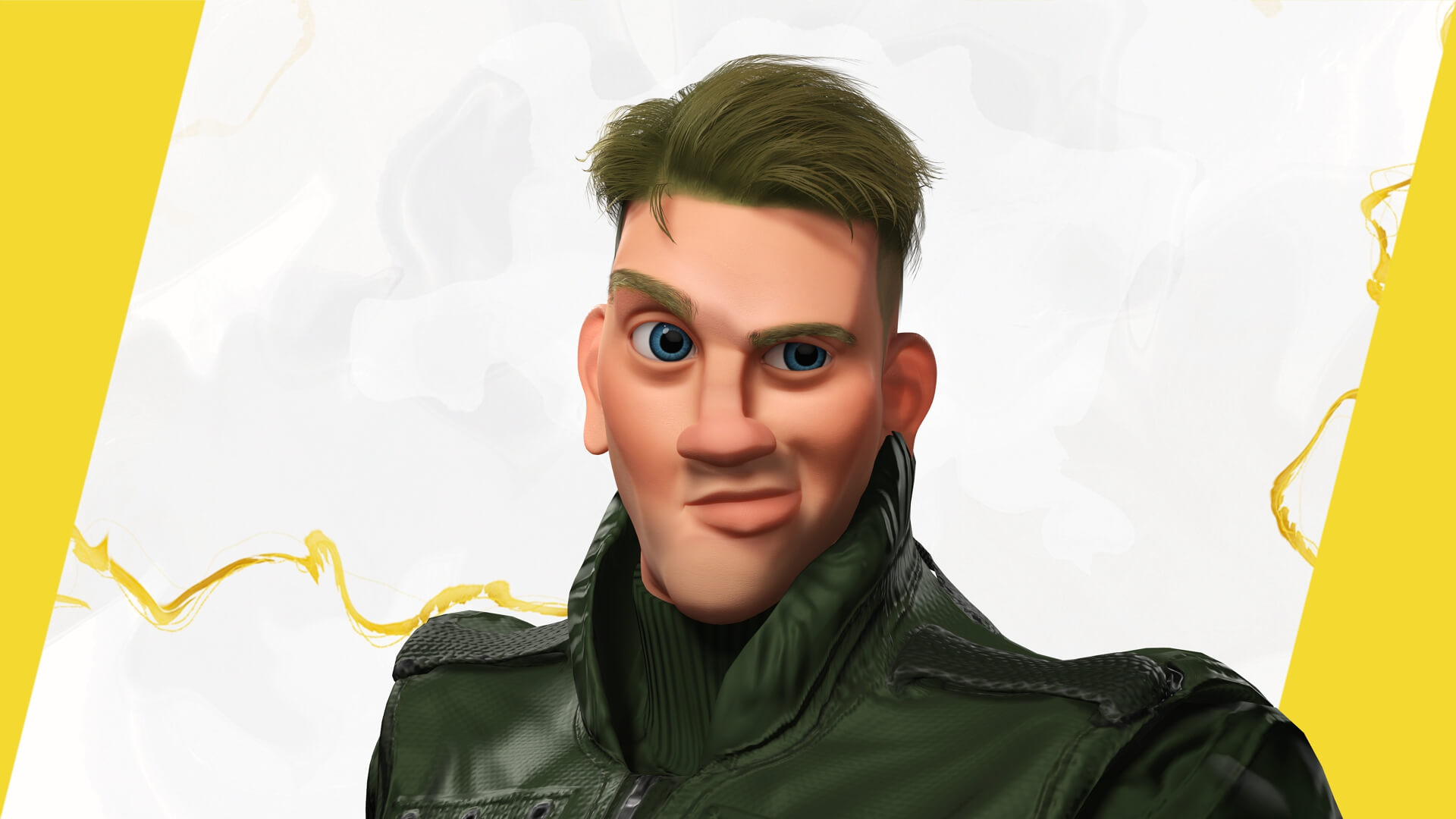 Character in Military Uniform Artistic Realism - 3D Model by Elegant ...