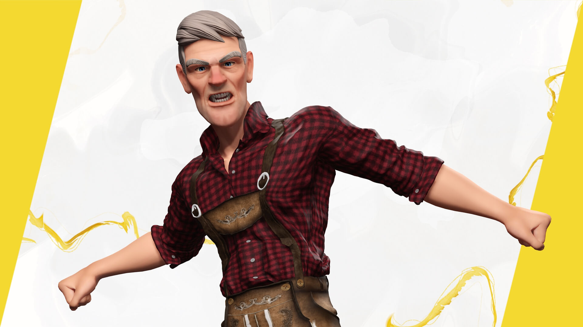 Stylized Lumberjack Character - 3D Model by Elegant Mesh 3D