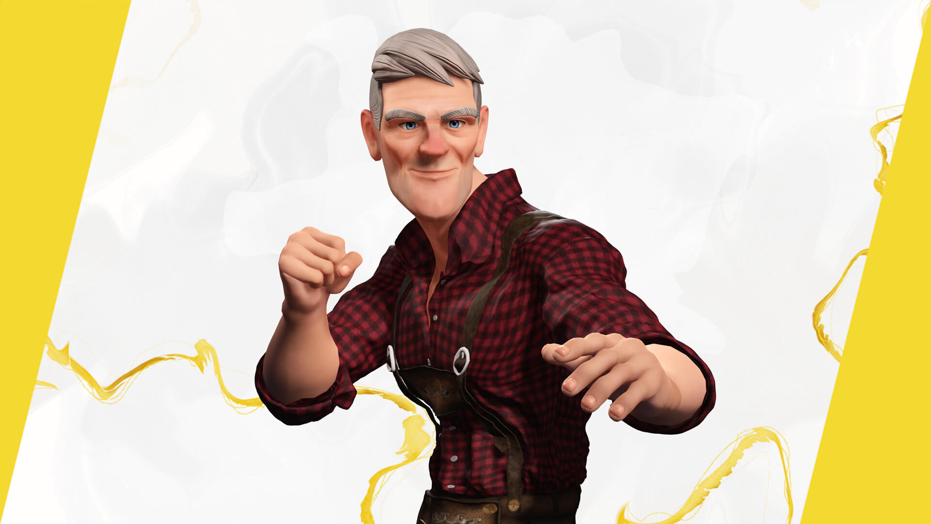 Stylized Lumberjack Character - 3D Model by Elegant Mesh 3D