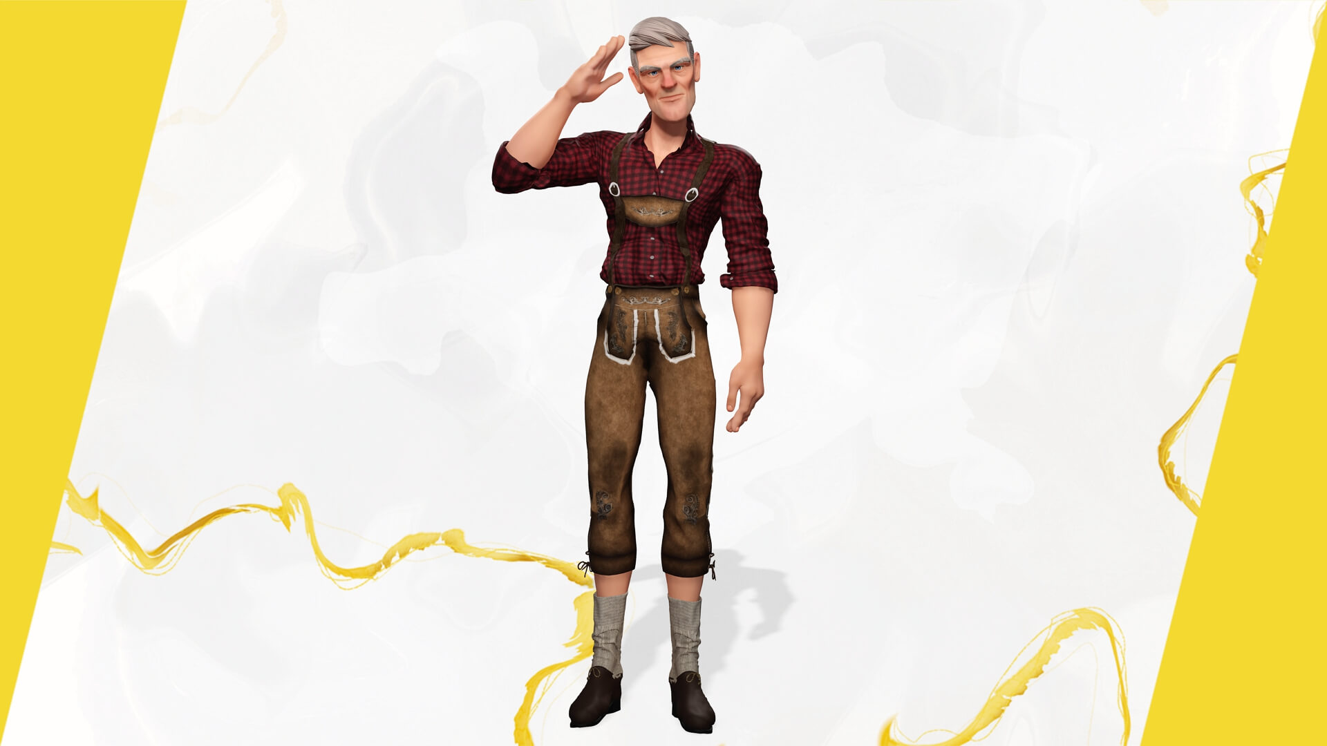 Stylized Lumberjack Character - 3D Model by Elegant Mesh 3D