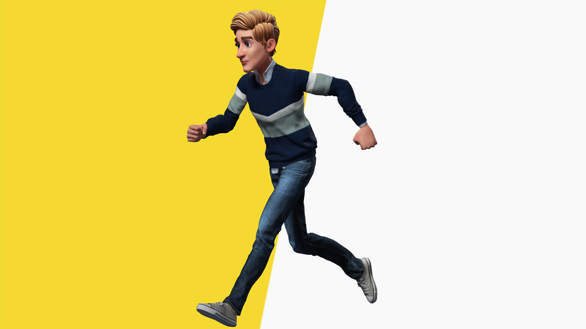 Father Cartoon Character - 3D Model by Elegant Mesh 3D