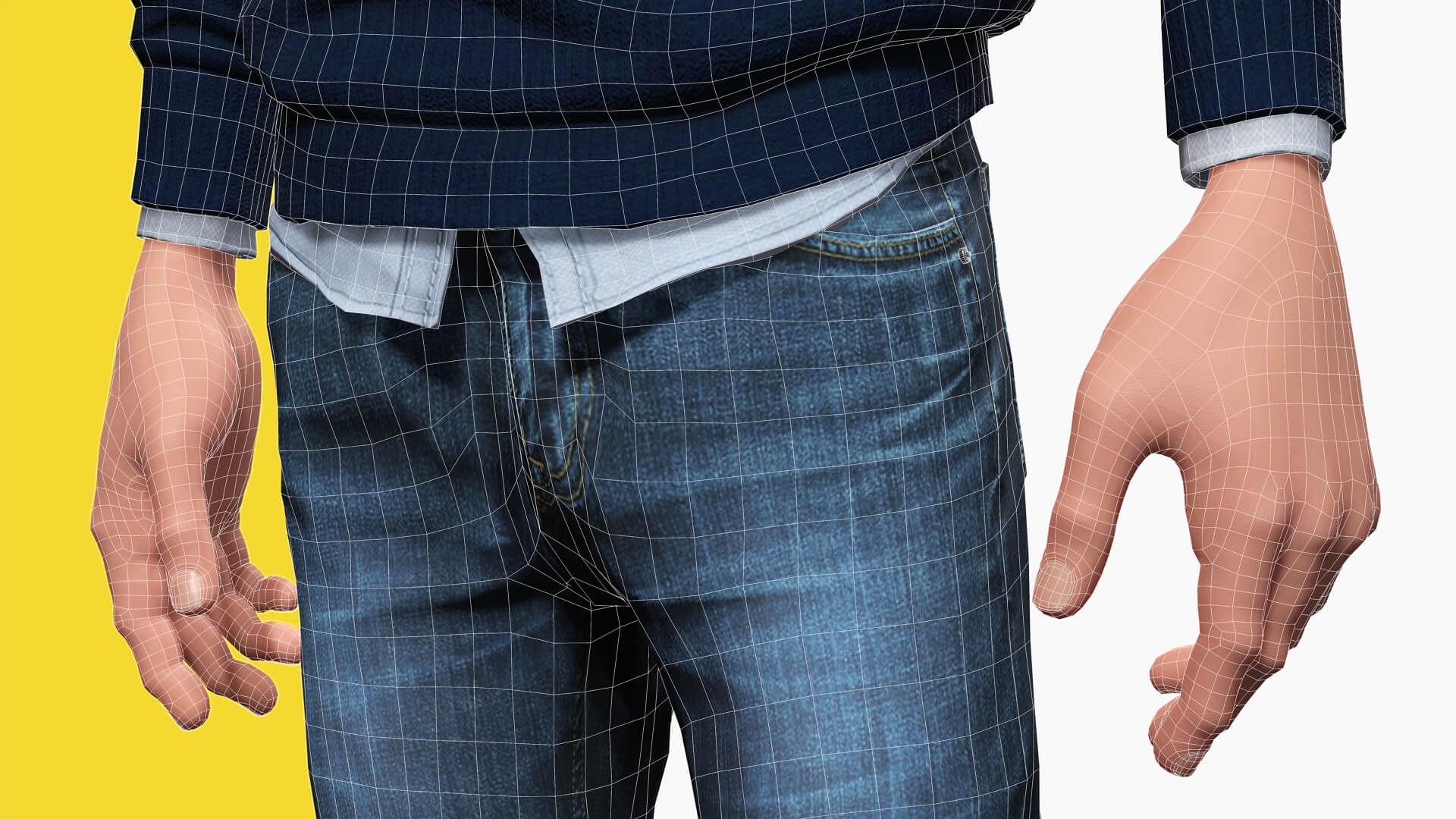 Father Cartoon Character - 3D Model by Elegant Mesh 3D