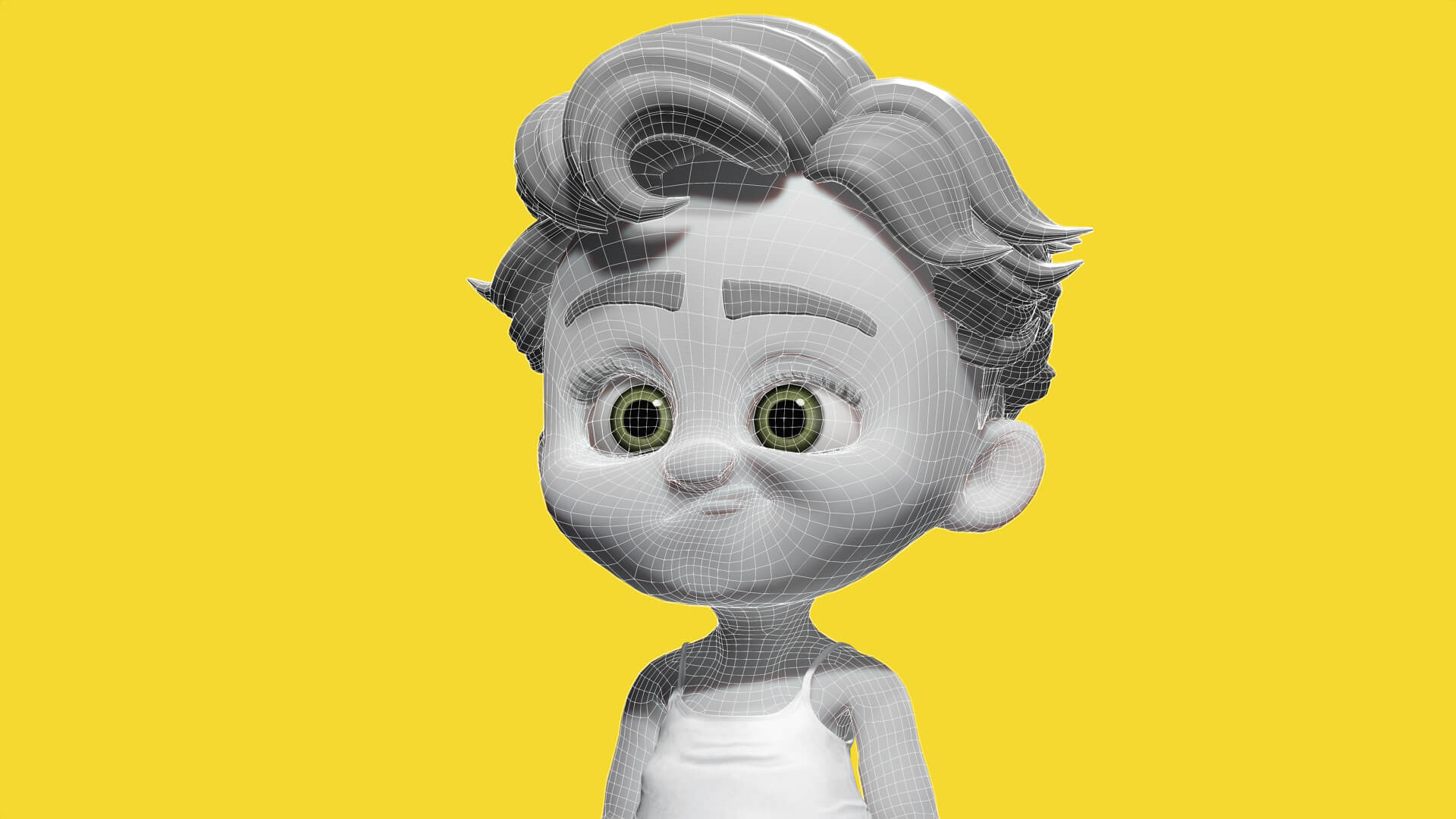 Free Toon Child Stylized Cartoon Kid Rigged Baby Character - Free 3D ...