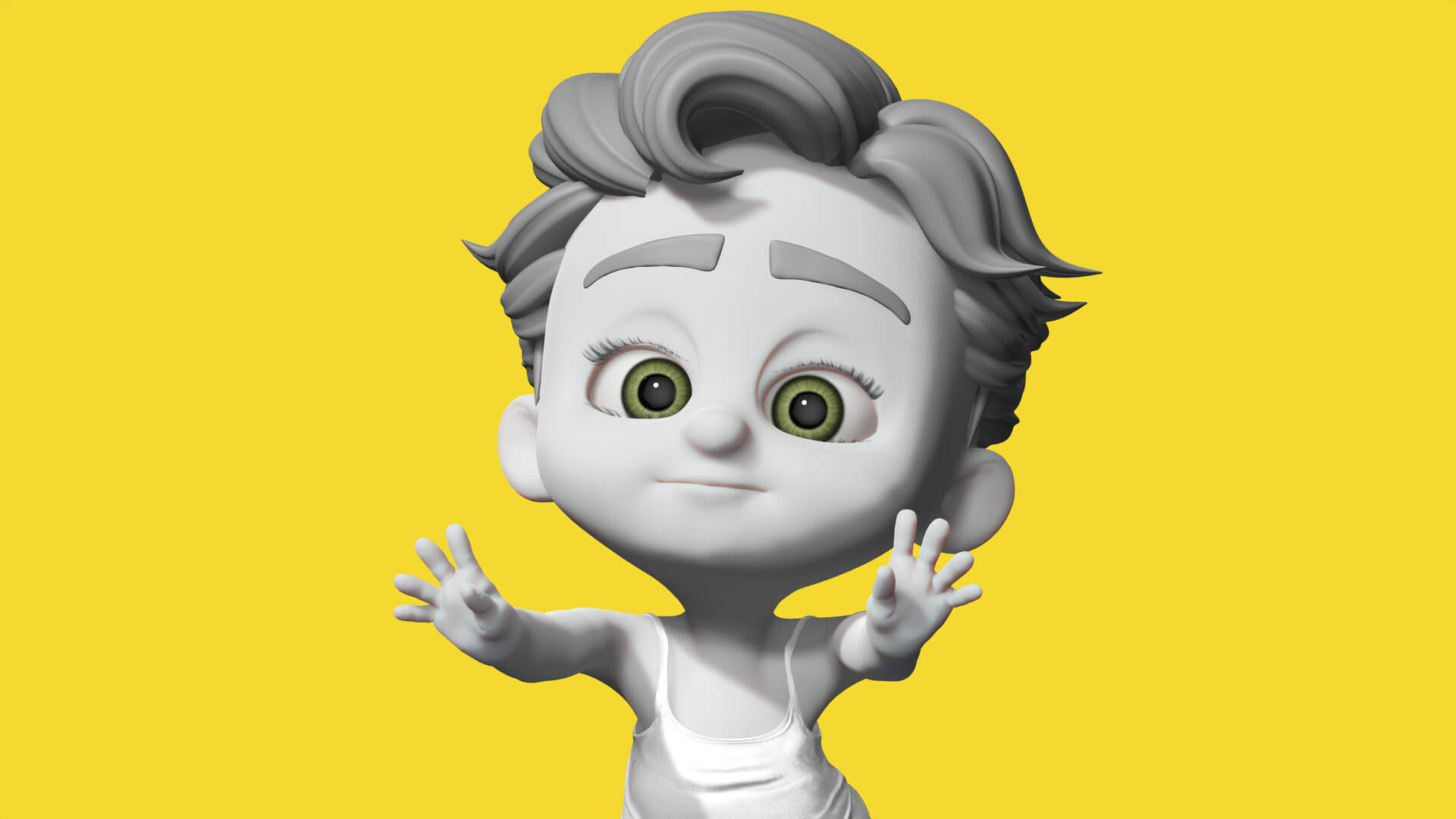 Free Toon Child Stylized Cartoon Kid Rigged Baby Character - Free 3D ...