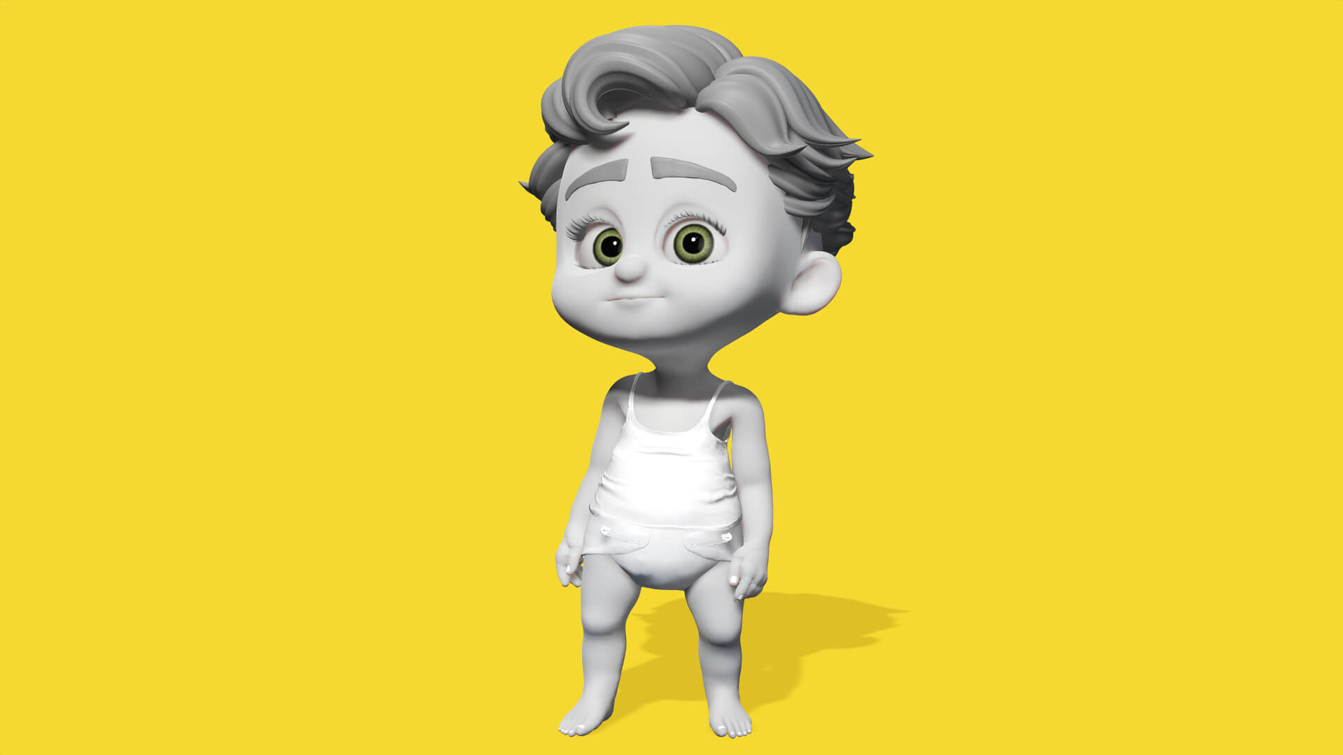 Free Toon Child Stylized Cartoon Kid Rigged Baby Character - Free 3D ...
