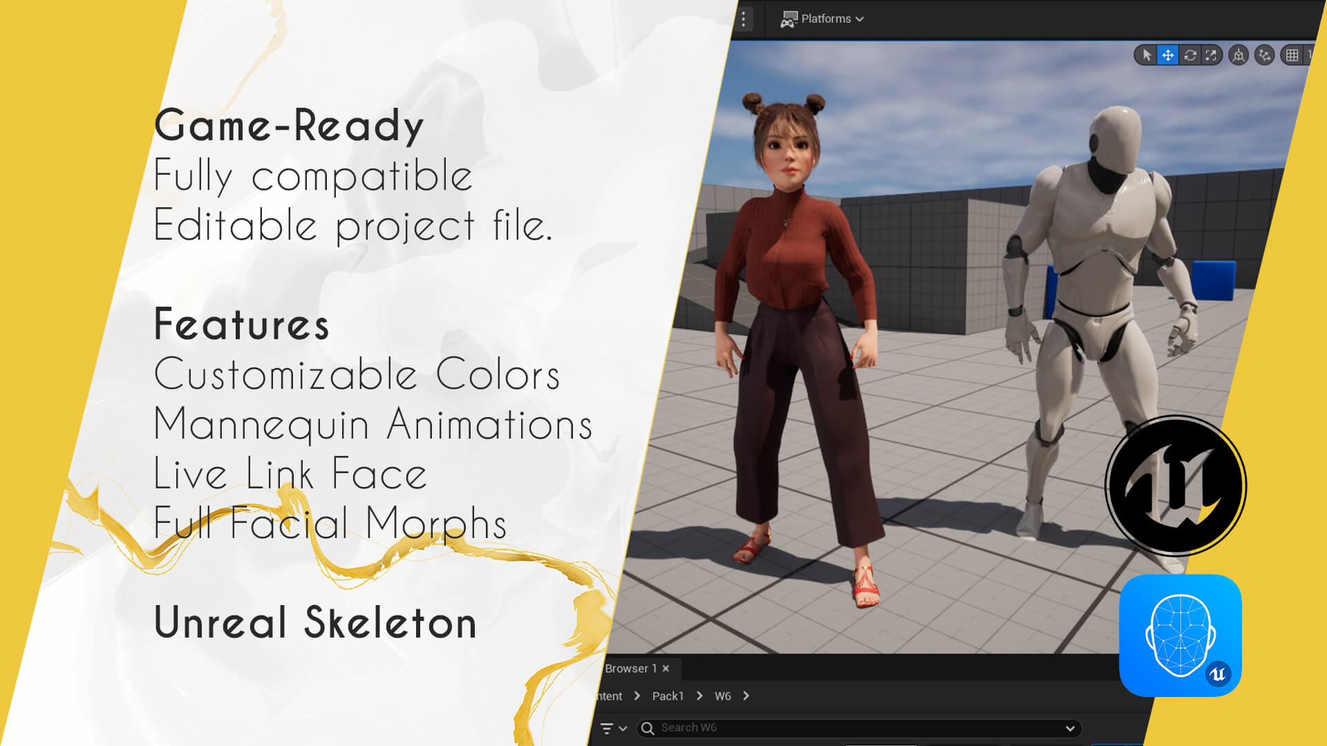 Grandma Cartoon Character - 3D Model by Elegant Mesh 3D