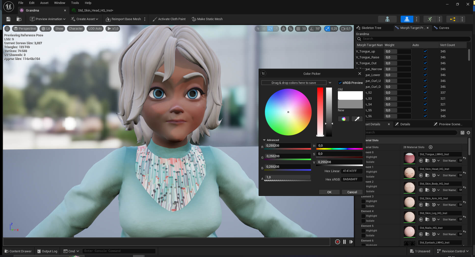 Grandma Cartoon Character - 3D Model by Elegant Mesh 3D