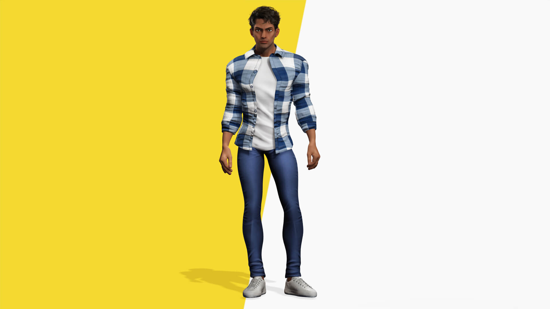 Intense Rugged Look Rigged Stylized Toon 3D Male Character by Elegant ...