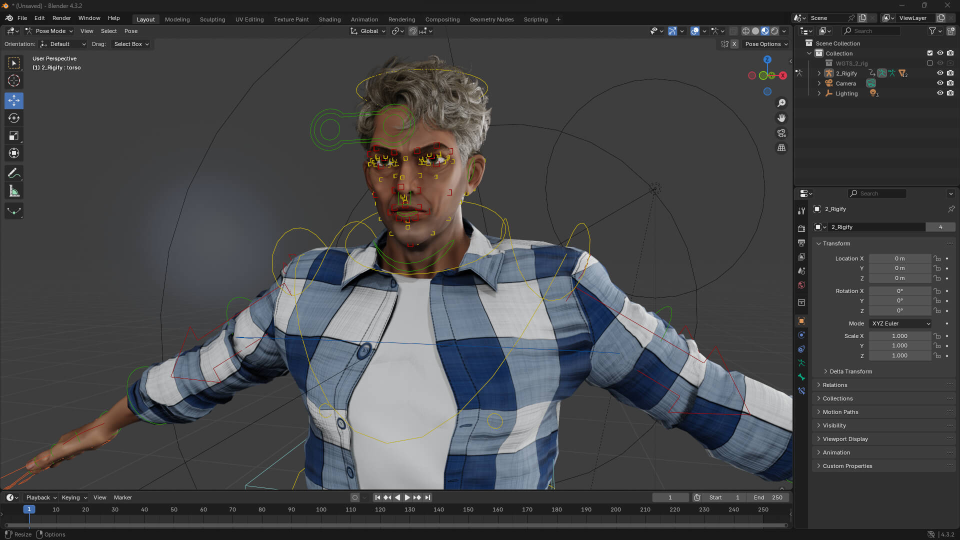 Intense Rugged Look Rigged Stylized Toon 3D Male Character by Elegant ...