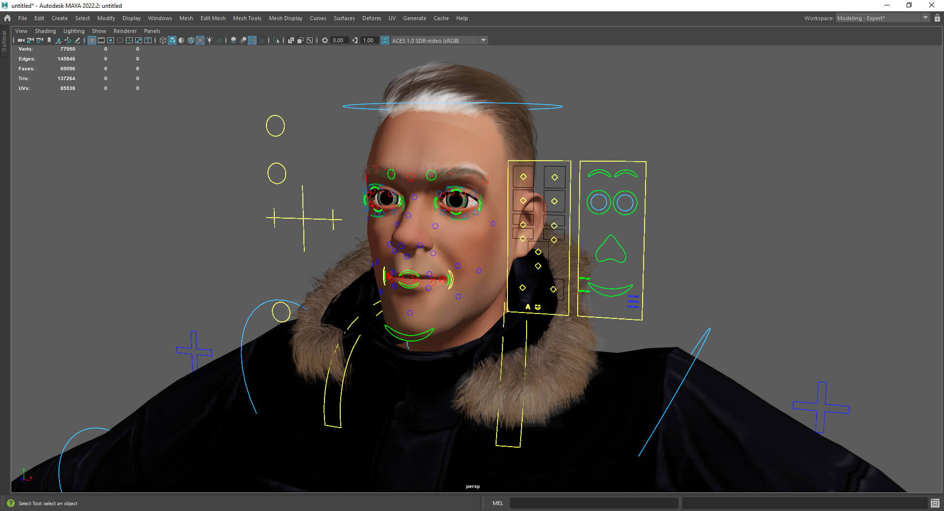 Man in Winter Outfit Stylized Realistic Character Rig - 3D Model by ...