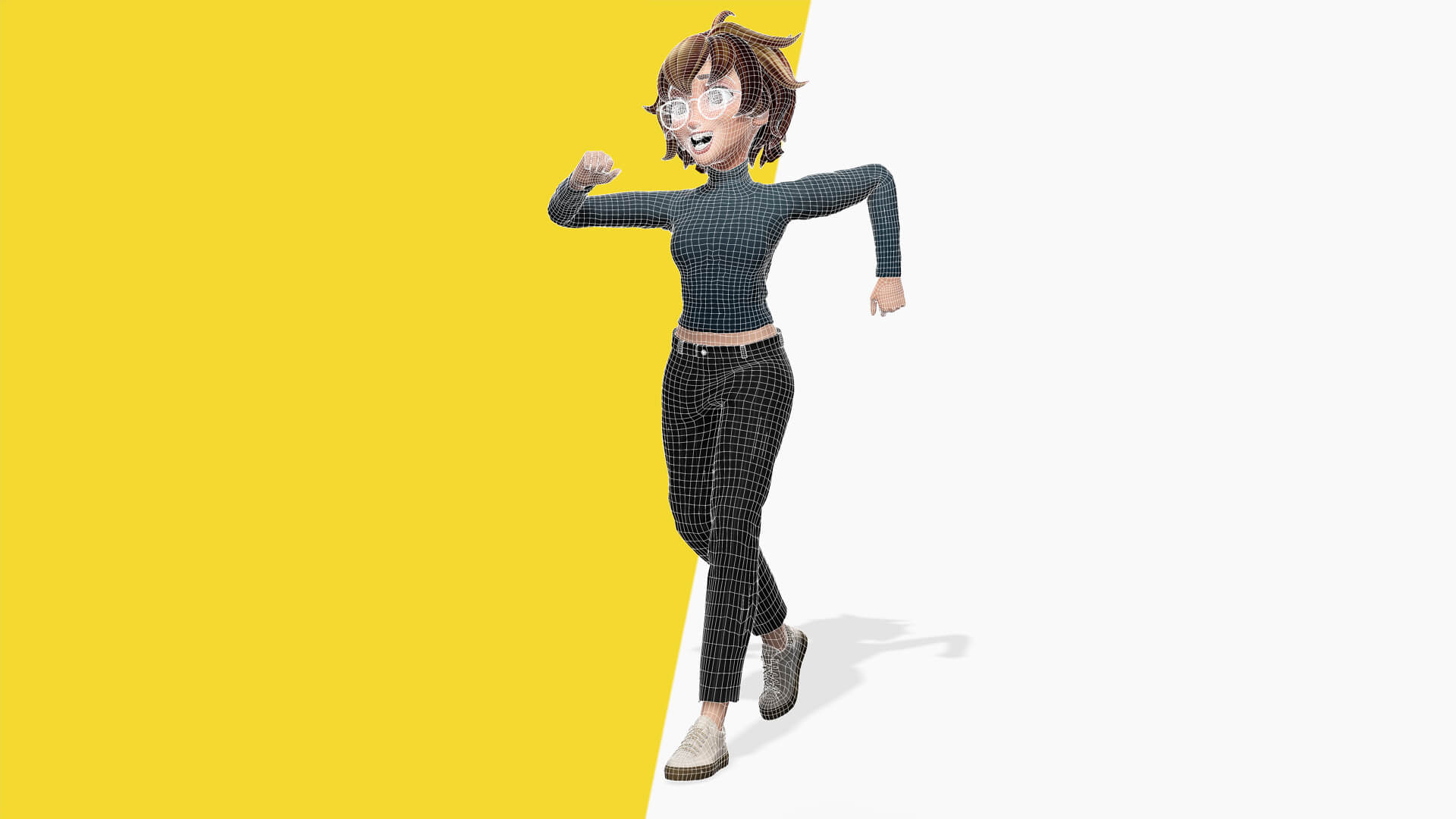 Mother Cartoon Woman Character - 3D Model by Elegant Mesh 3D