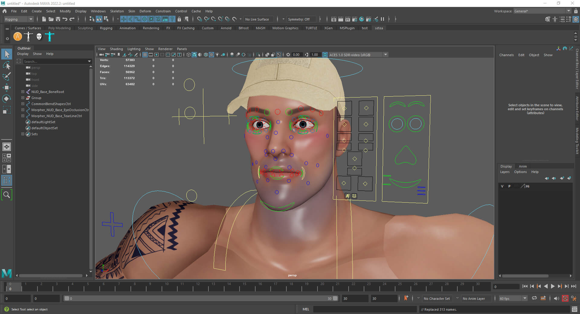 Muscle Stylized Strongman Bodyguard Commander - 3D Model by Elegant Mesh 3D