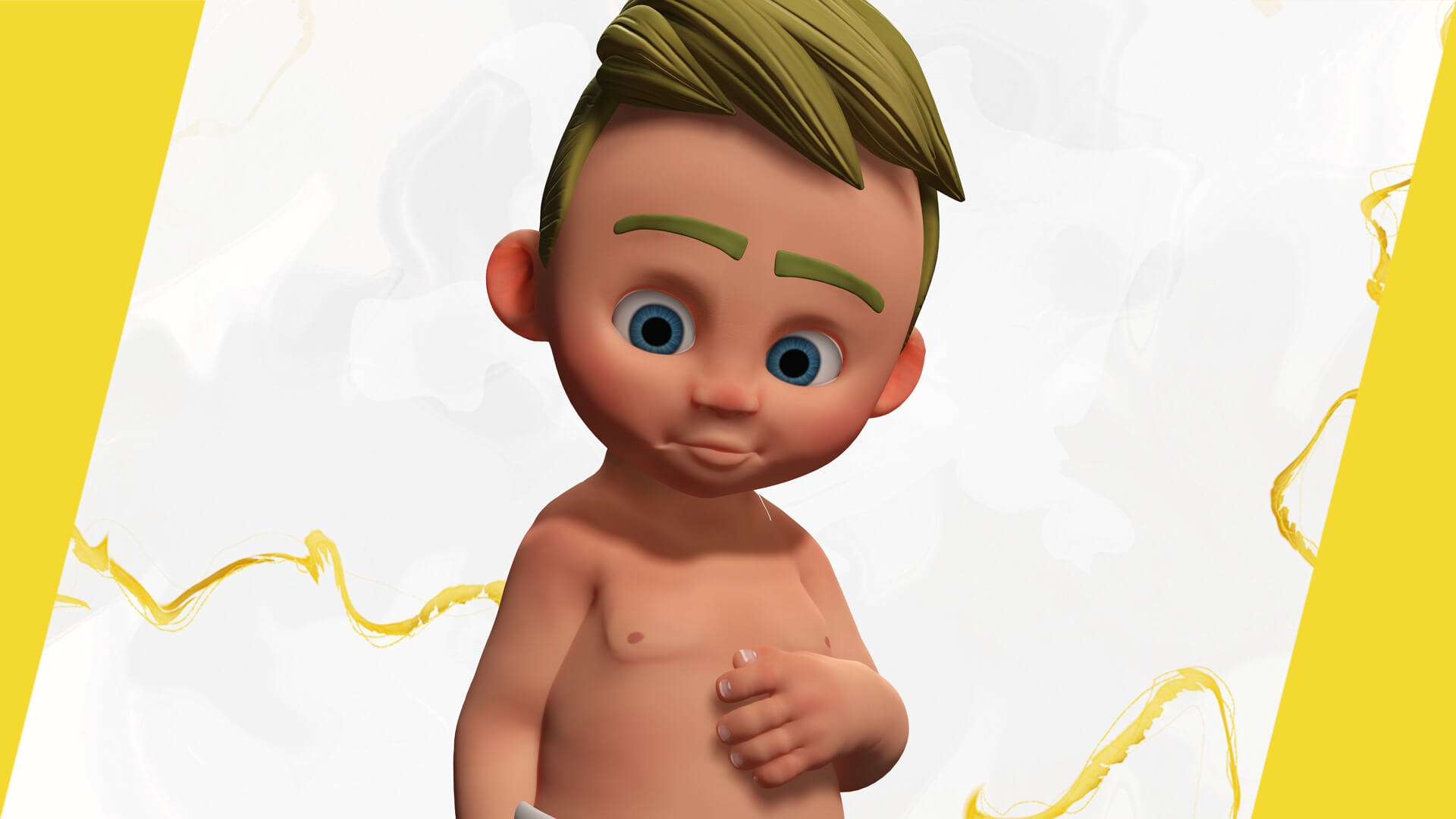 Stylized Little Boy - 3D Model by Elegant Mesh 3D