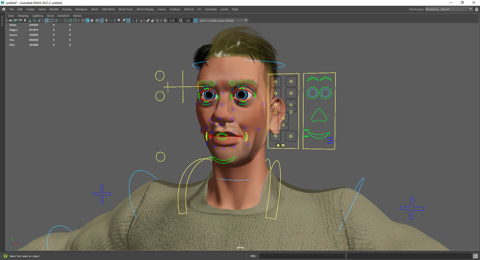 Stylized Classic Cartoon Man Stylized Figure - 3D Model by Elegant Mesh 3D