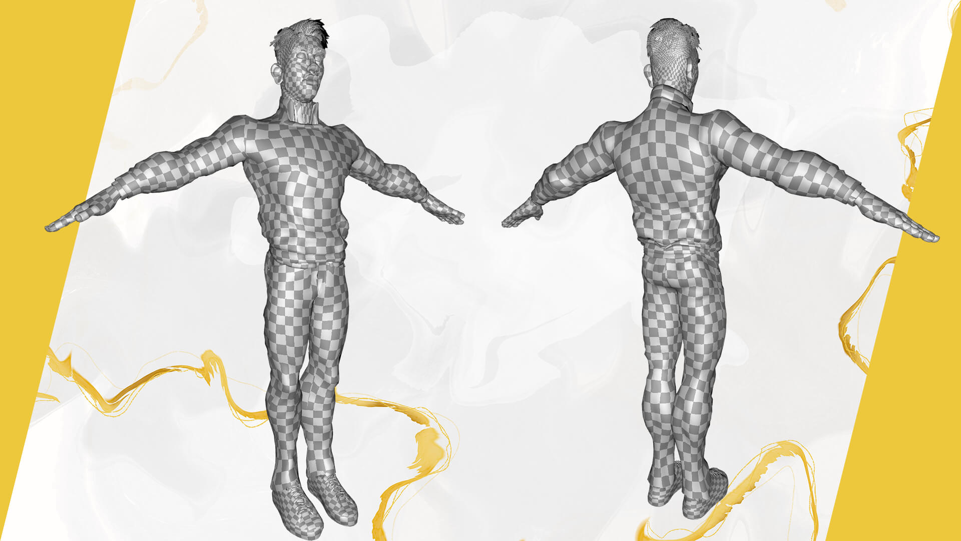 Stylized Classic Cartoon Man - 3D Model by Elegant Mesh 3D