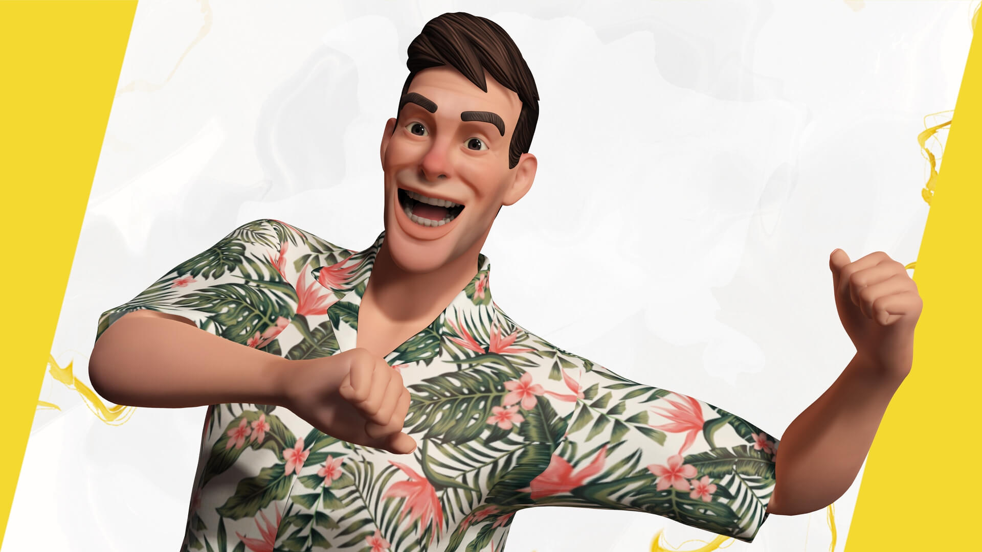 Stylized Hawaiian Male Character - 3D Model by Elegant Mesh 3D