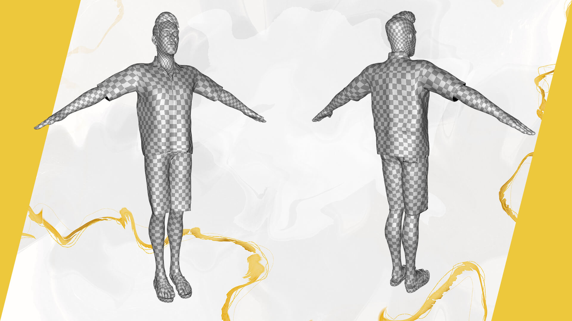 Stylized Hawaiian Male Character - 3D Model by Elegant Mesh 3D
