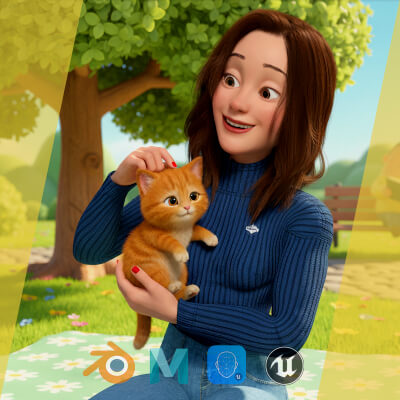 Pbr Models | People | Cartoon Characters | RenderHub