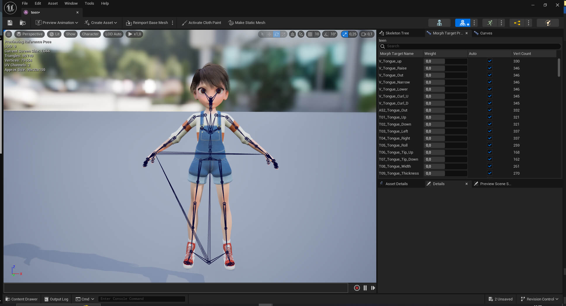 Young Teen Girl Character - 3D Model by Elegant Mesh 3D