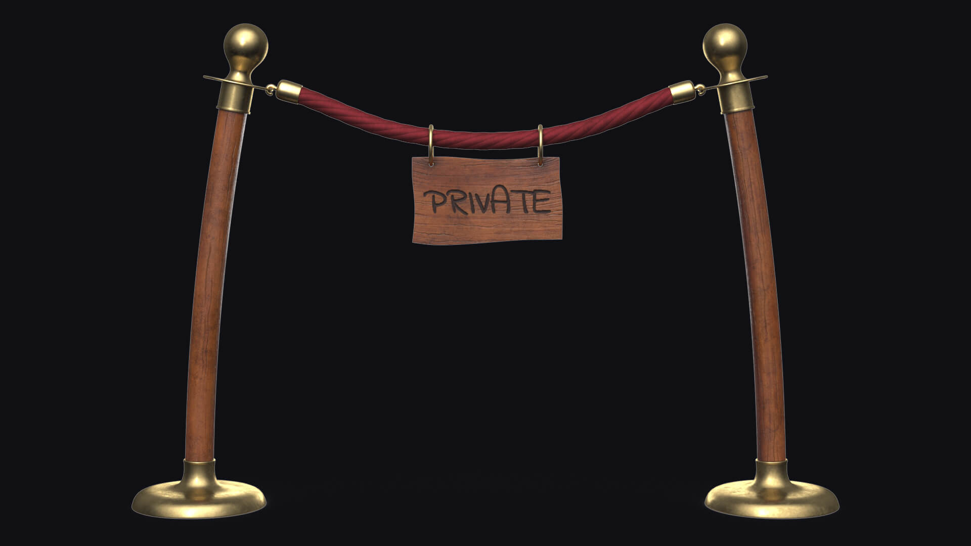 Barrier Cartoon PBR - 3D Model by Elena_Sh
