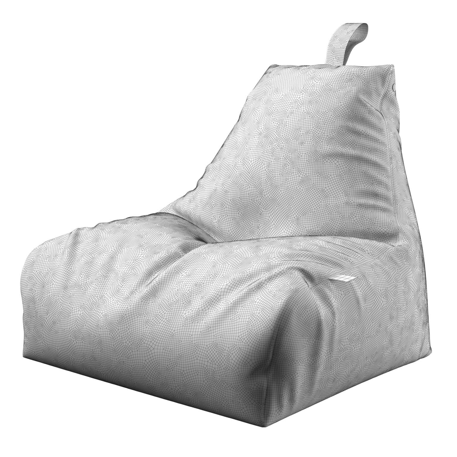 Beanbag Chair 2V 3D Model + PBR by Elena_Sh