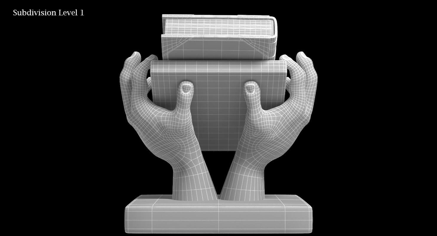 Book on Stand - 3D Model by Elena_Sh