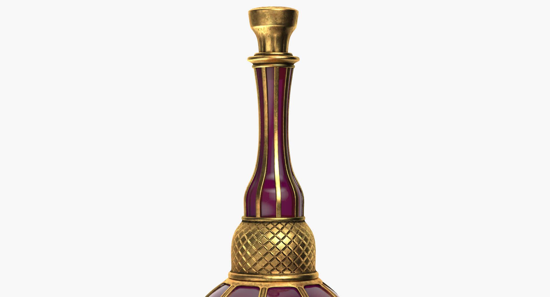 Bottle Red Magic - 3D Model by Elena_Sh