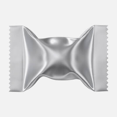 Candy Wrapper 12v 3D Model by Elena_Sh